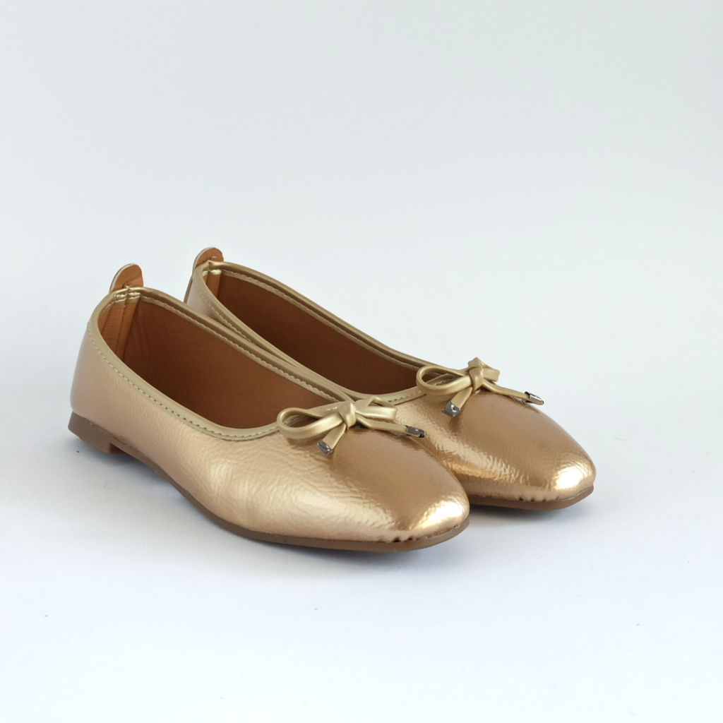 CPN 077 ženske baletanke zlatne - anatomske.com