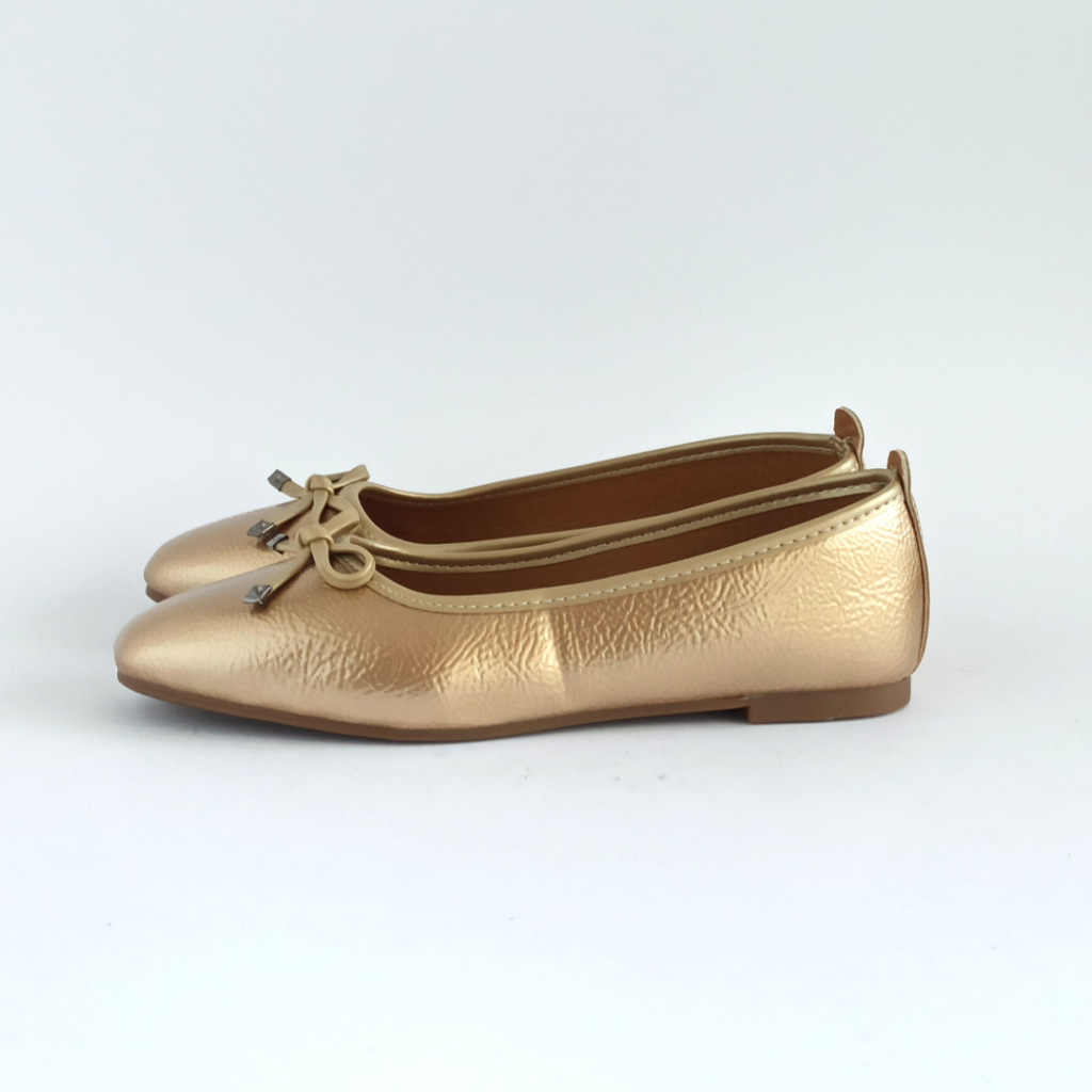 CPN 077 ženske baletanke zlatne - anatomske.com